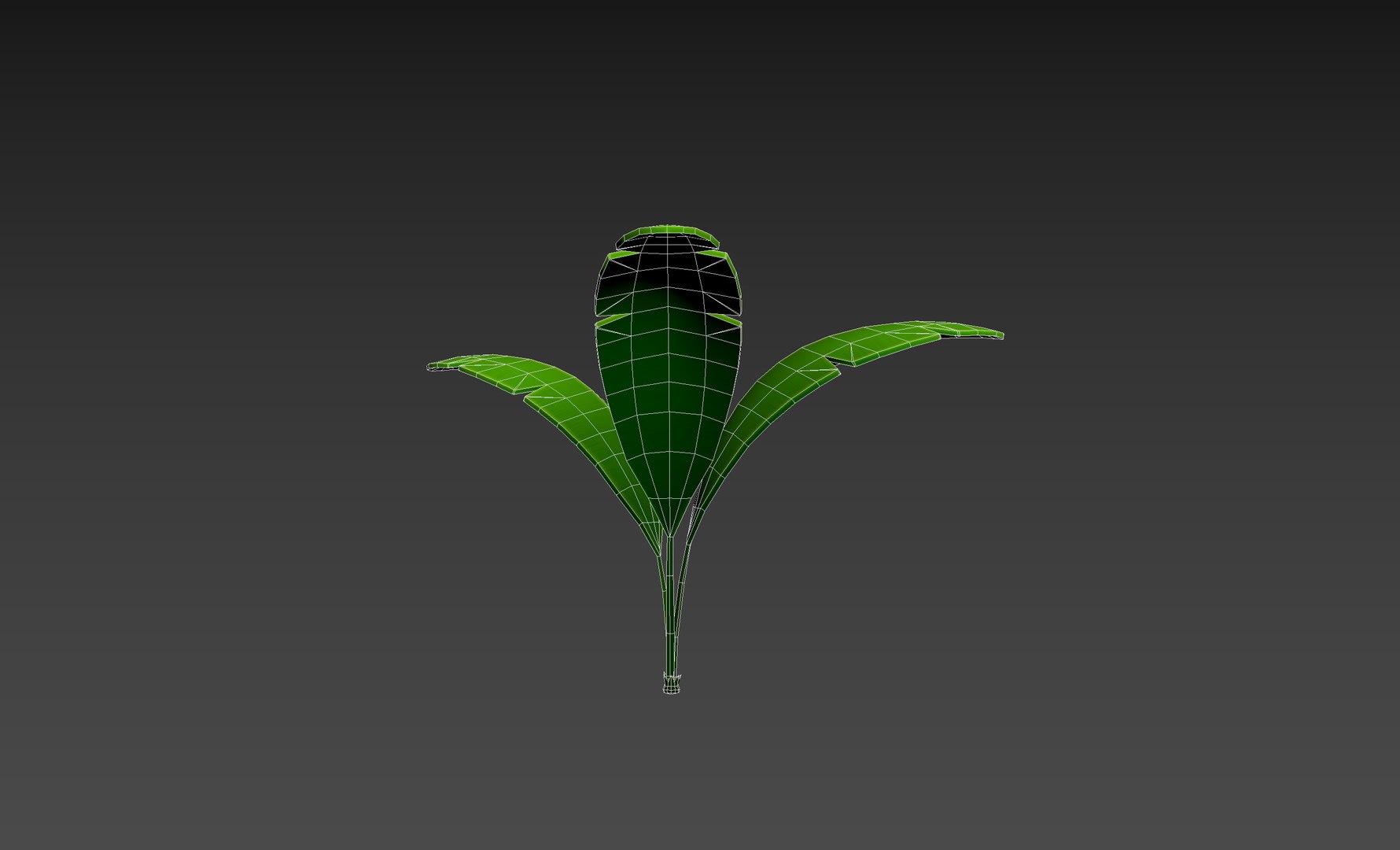 3D Low Poly Banana Plant 002 - TurboSquid 1851476
