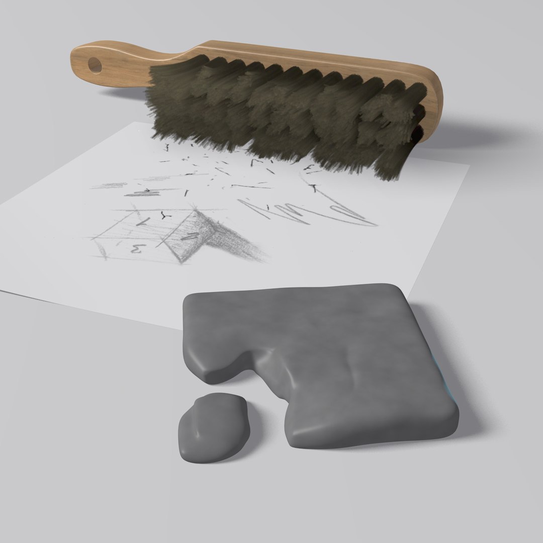 Dusting Brush 3D Model - TurboSquid 1218931