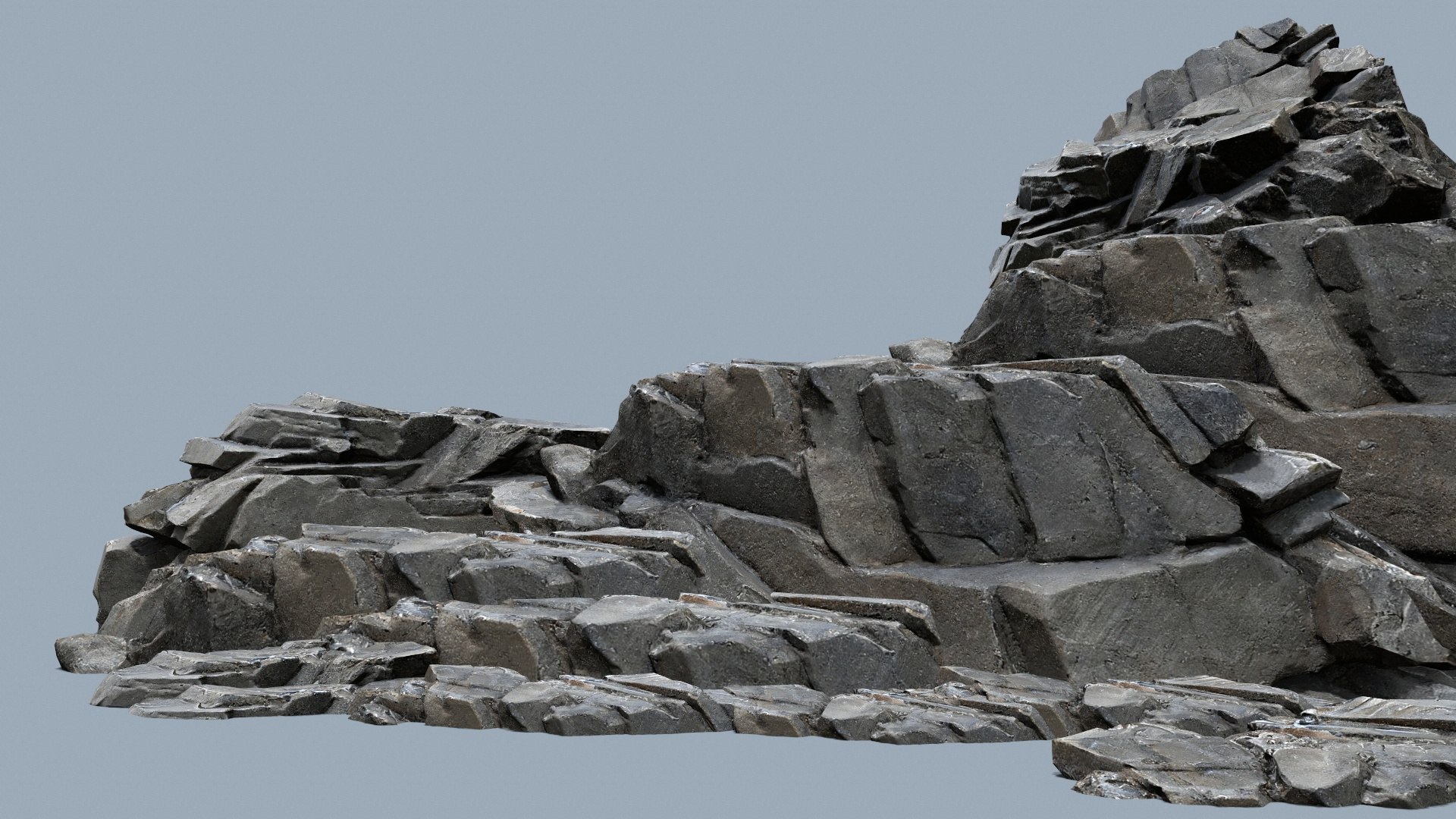 Cliff Rocks Model - TurboSquid 2212978