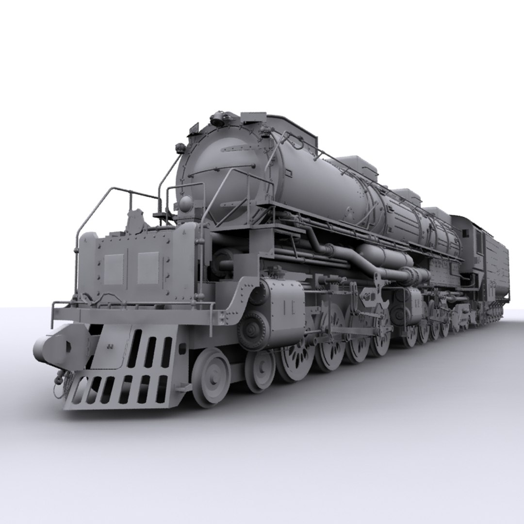 3D Steam Engine Locomotive Big Boy 4014 Model - TurboSquid 1738310