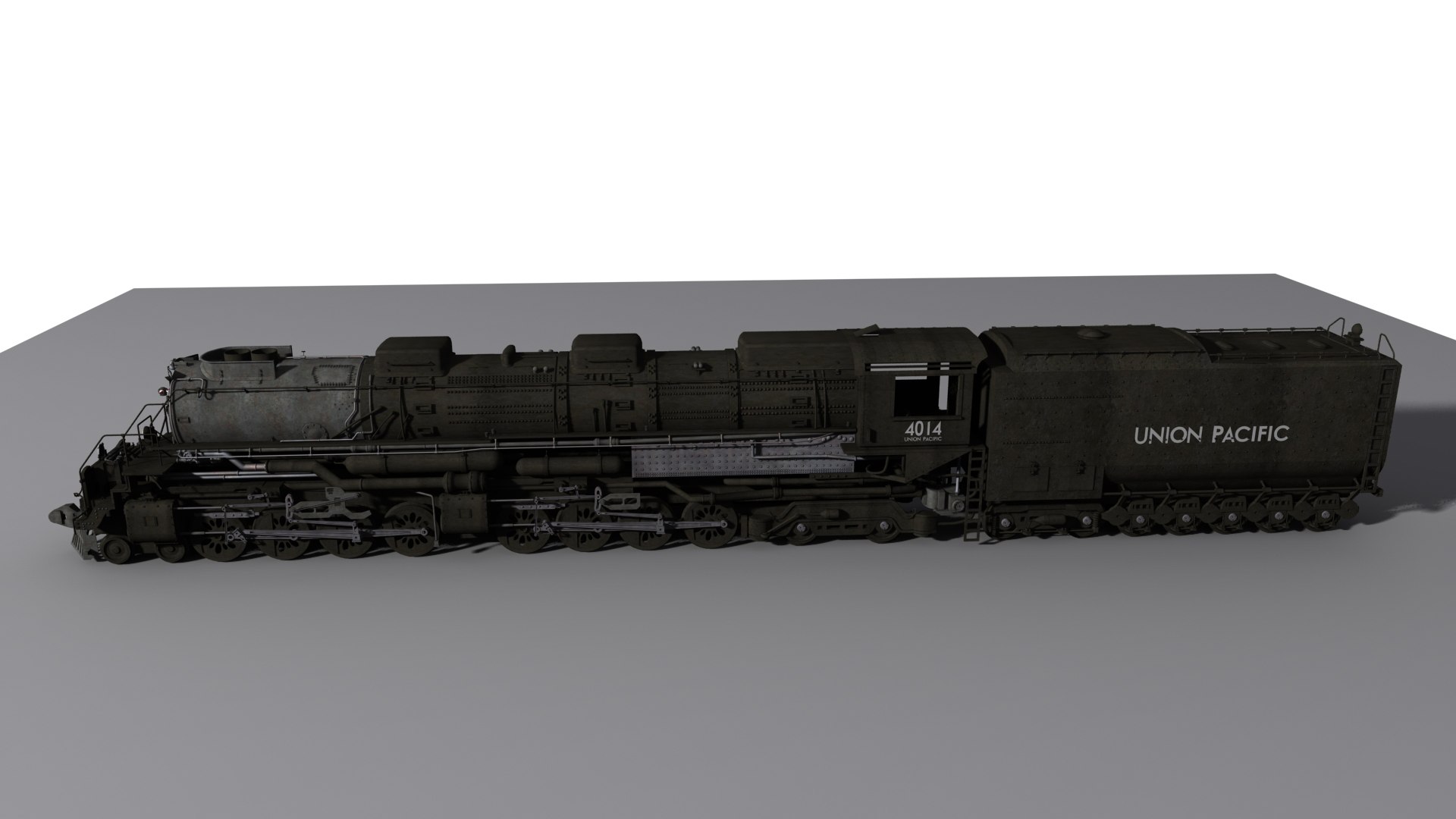 3D Steam Engine Locomotive Big Boy 4014 Model - TurboSquid 1738310