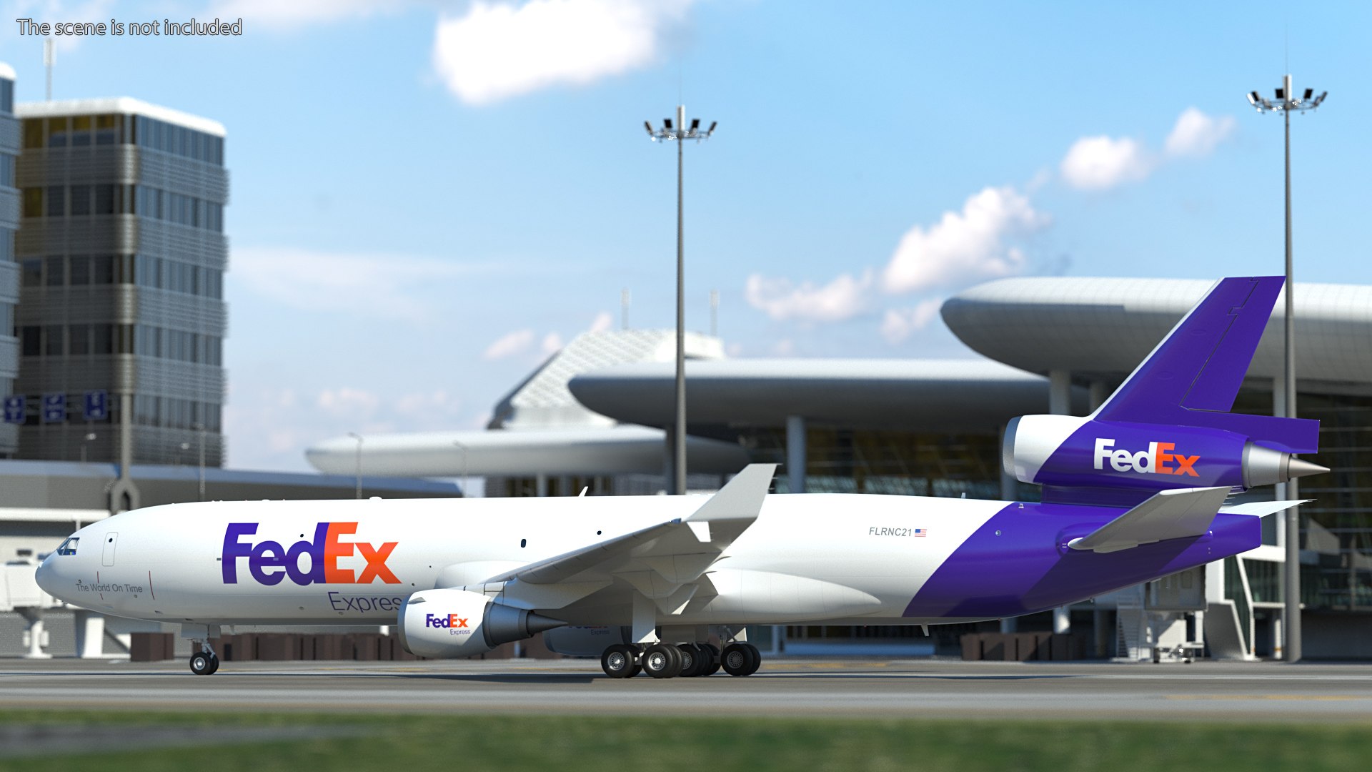McDonnell Douglas MD11 Tri Jet Airliner FedEx 3D - TurboSquid 1745458
