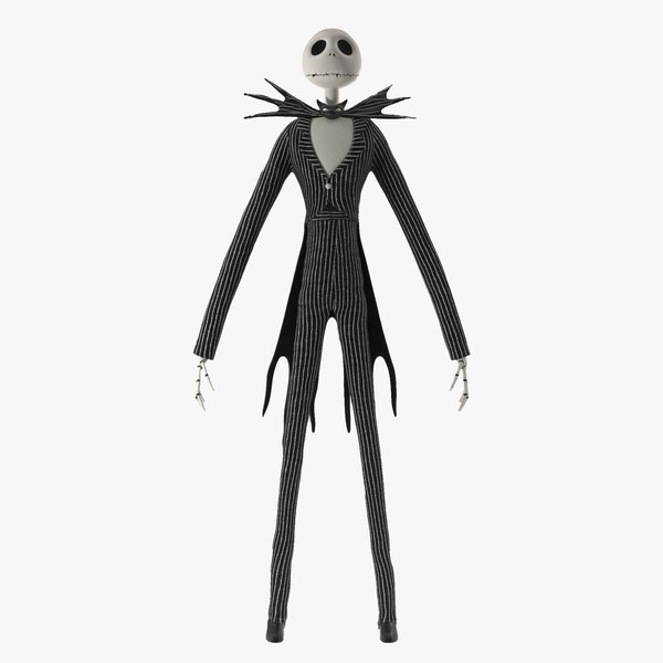 modelo 3d Personaje de Jack Skellington preparado para Modo ...