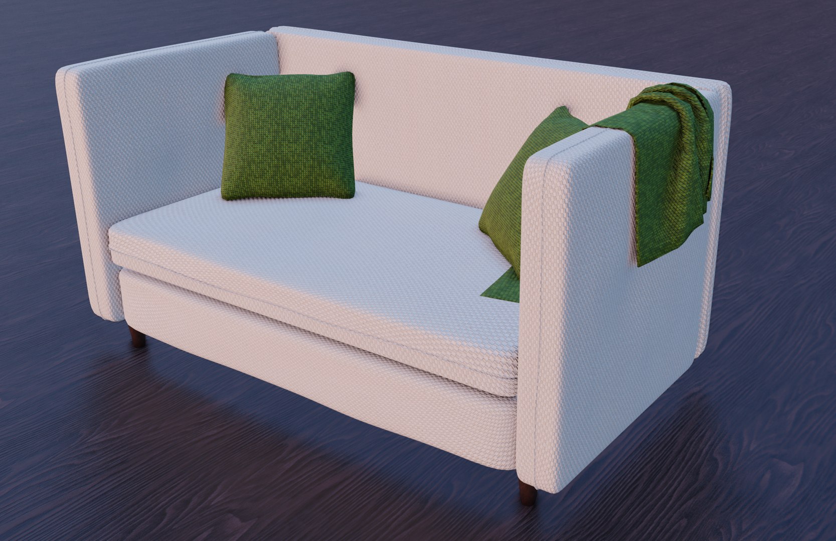 3D Modern Minimalist Couch model - TurboSquid 1731581