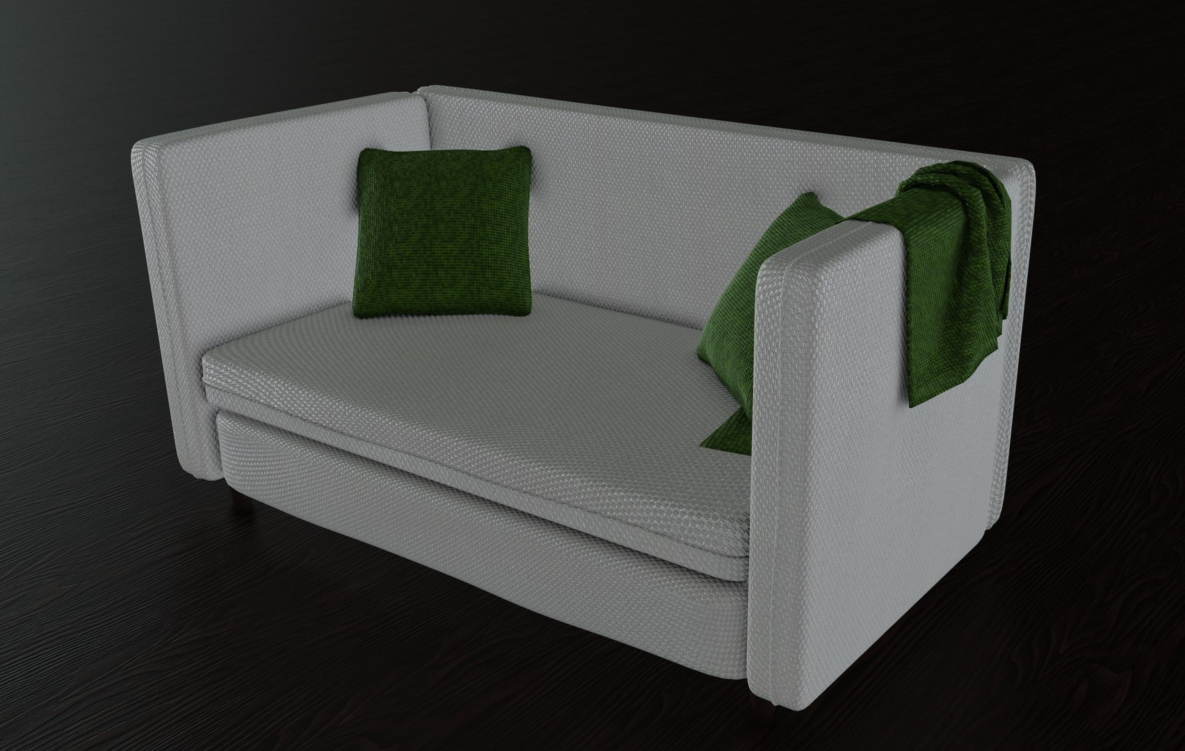 3D Modern Minimalist Couch model - TurboSquid 1731581