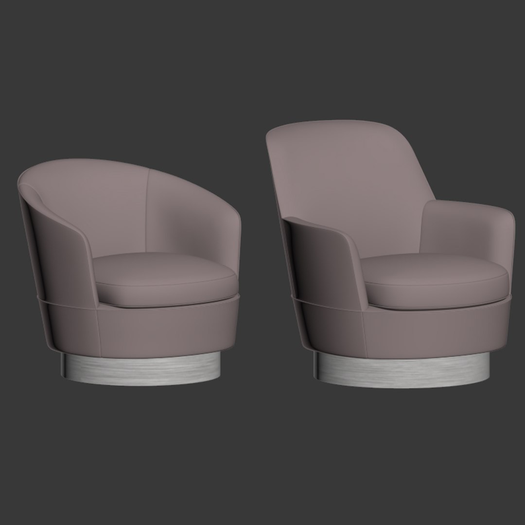 Minotti jacques armchair model - TurboSquid 1492351