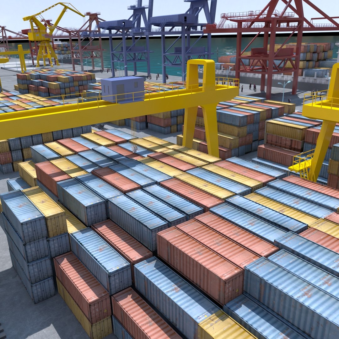 Port 3D model - TurboSquid 1362062