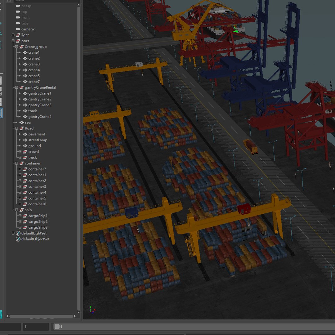 Port 3D model - TurboSquid 1362062