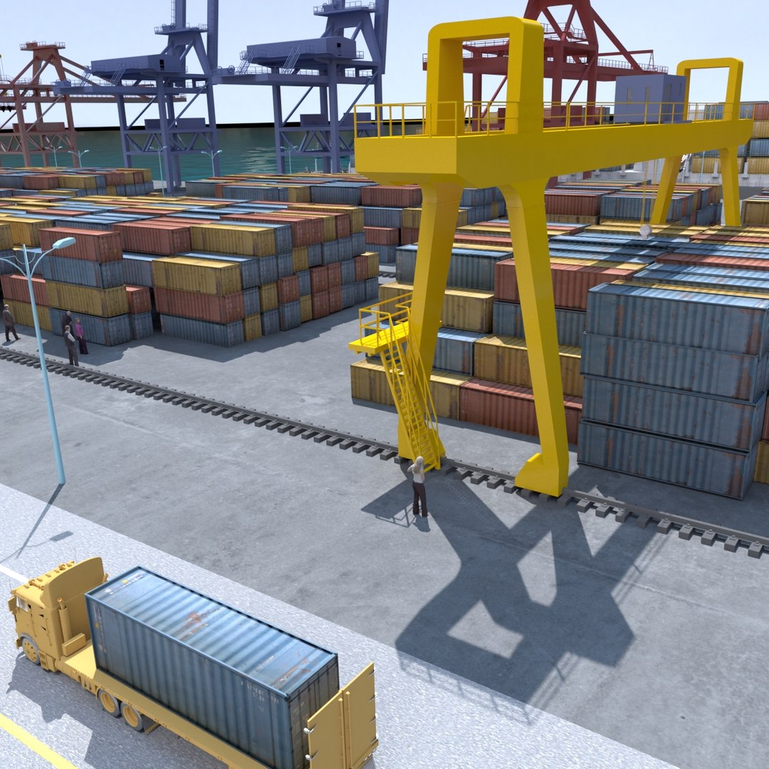 Port 3D model - TurboSquid 1362062