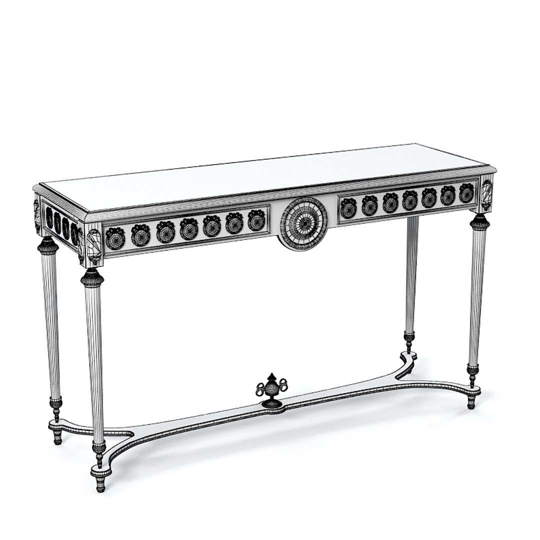 3dsmax Bisini Luxury Console