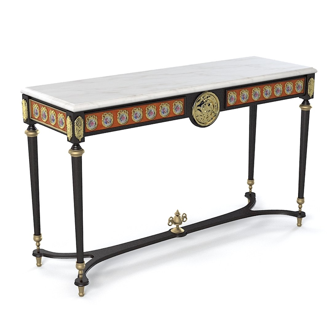 3dsmax Bisini Luxury Console