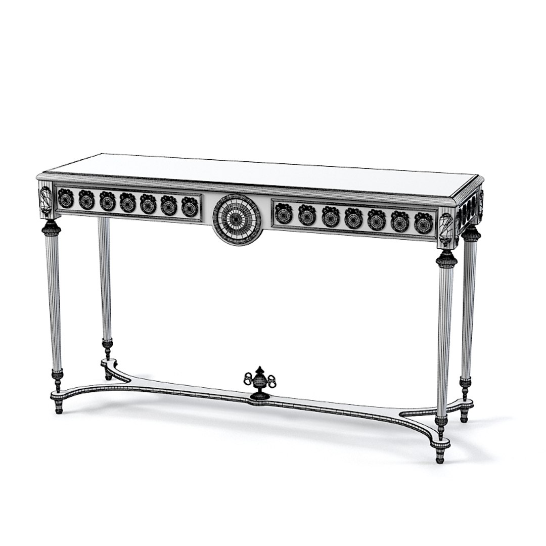 3dsmax Bisini Luxury Console