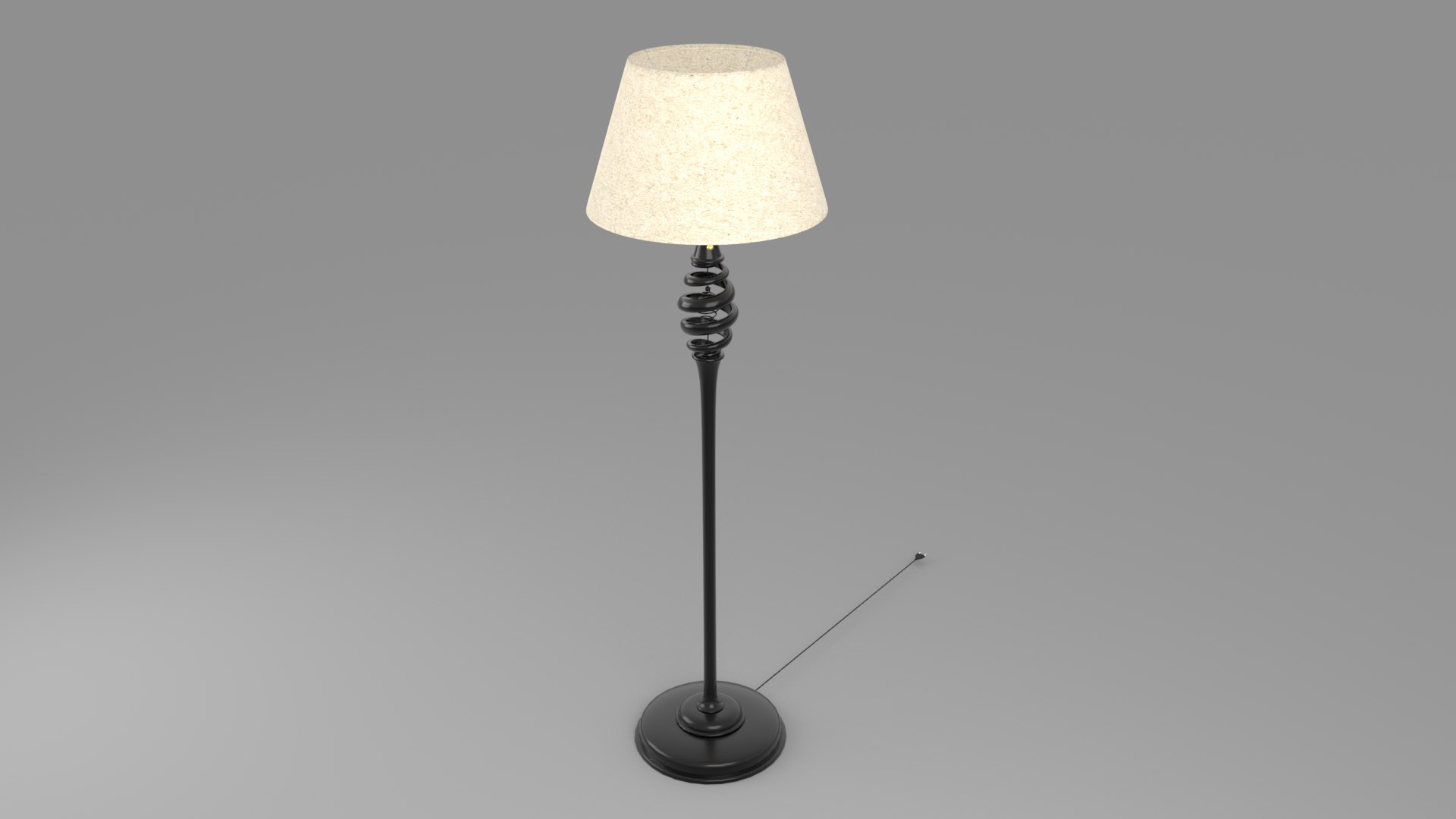 3D Rigged Table Lamp Model And Stand Lamp Model - TurboSquid 2334902