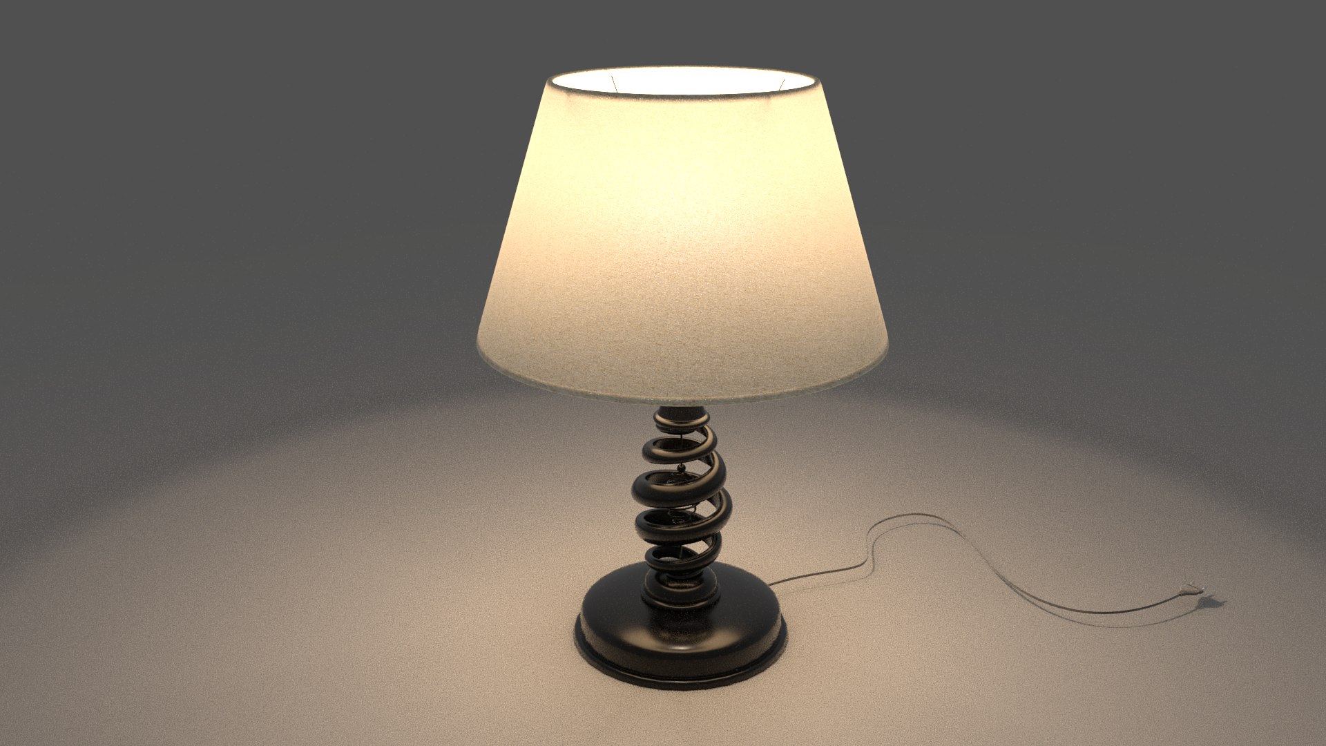 3D Rigged Table Lamp Model And Stand Lamp Model - TurboSquid 2334902