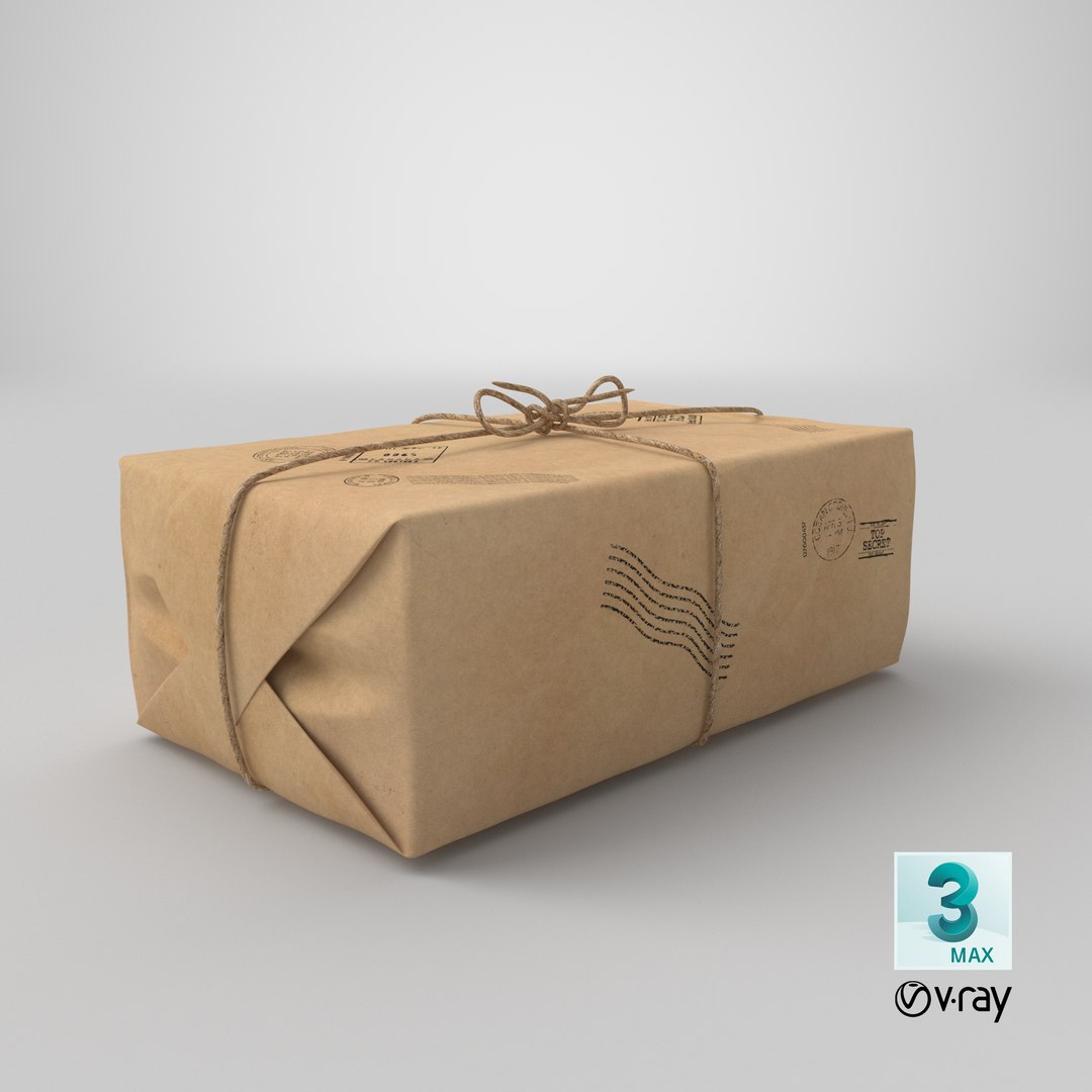 3D model paper mail packaging packing - TurboSquid 1416891