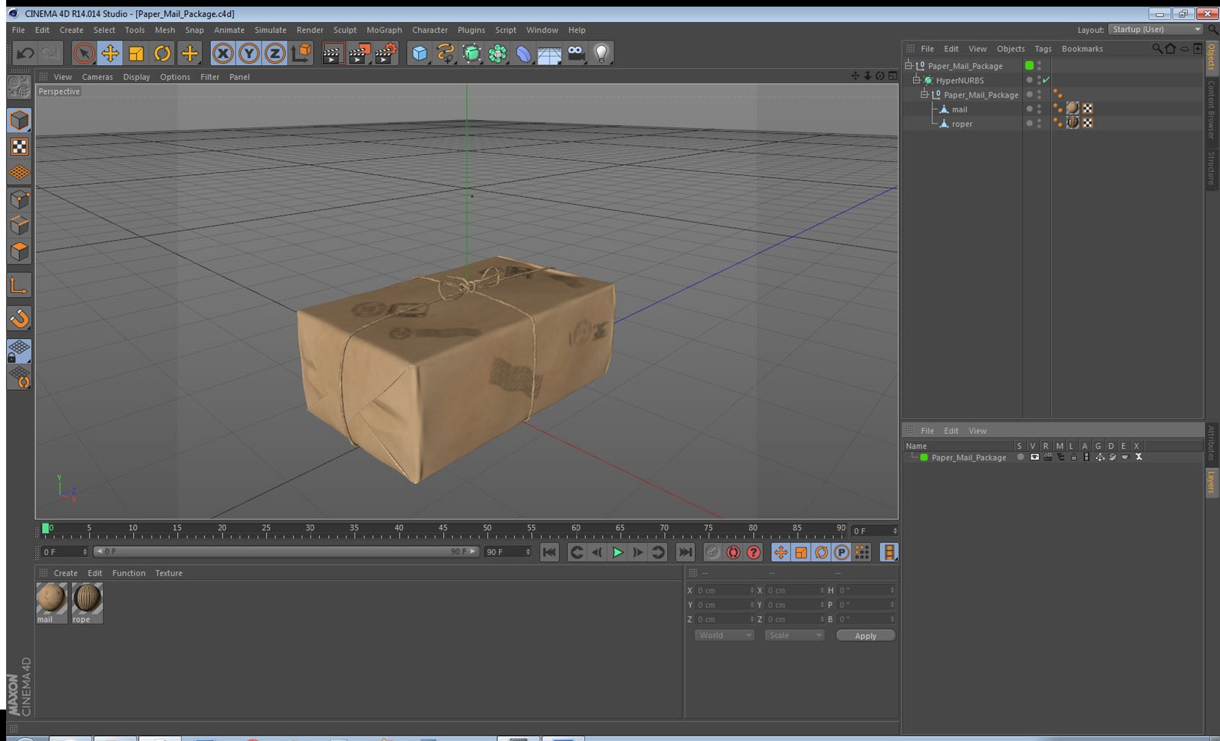 3D model paper mail packaging packing - TurboSquid 1416891