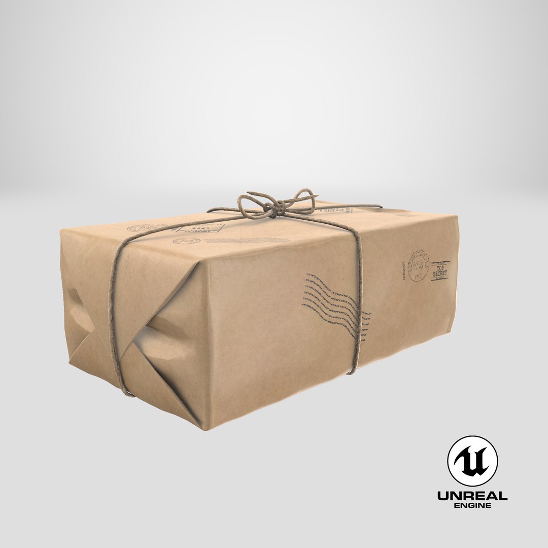 3D model paper mail packaging packing - TurboSquid 1416891