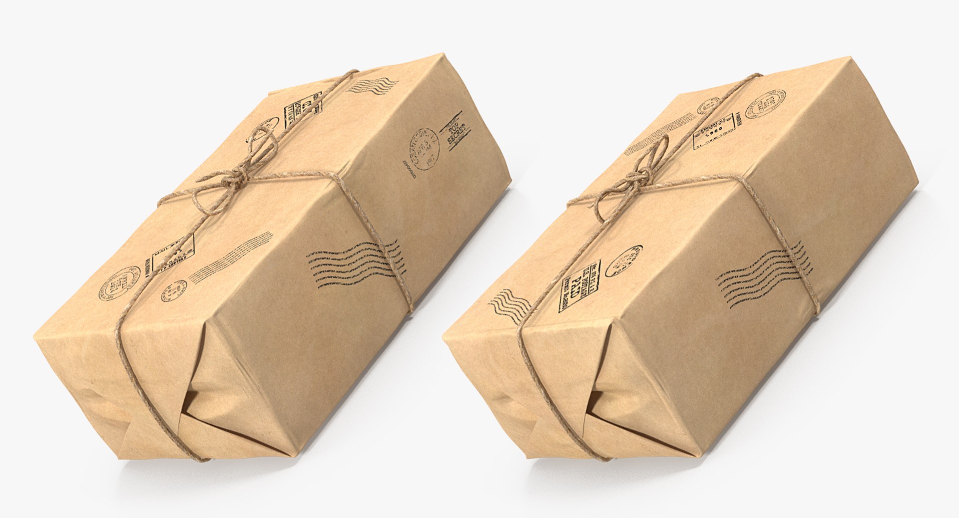3D Model Paper Mail Packaging Packing - TurboSquid 1416891