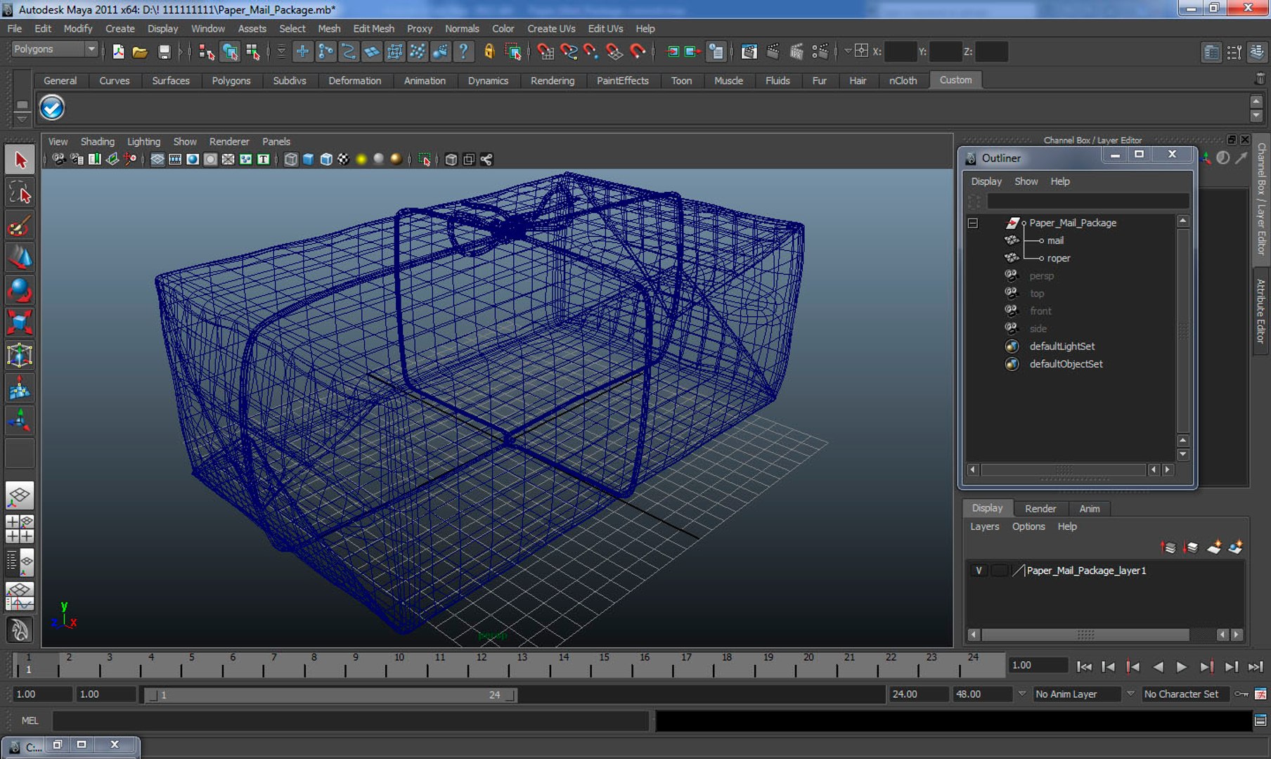 3D model paper mail packaging packing - TurboSquid 1416891