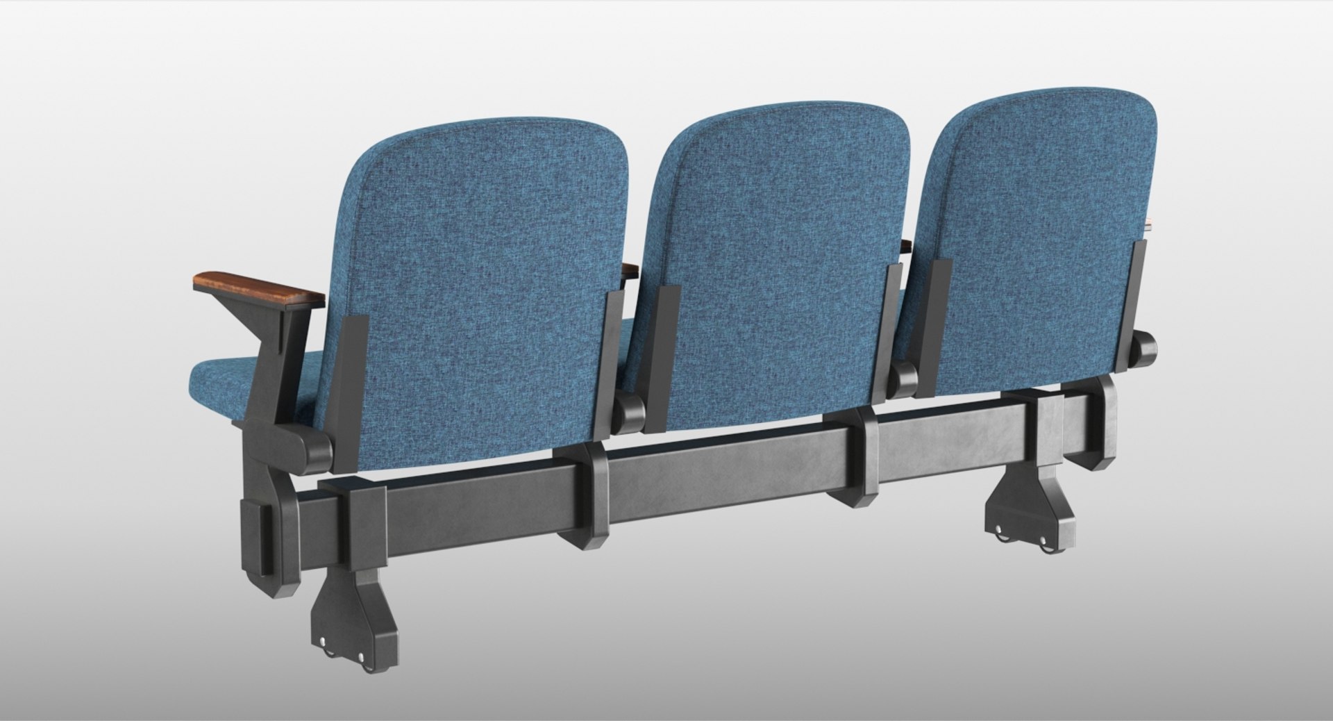 Realistic theatre chair open 3D model - TurboSquid 1389407