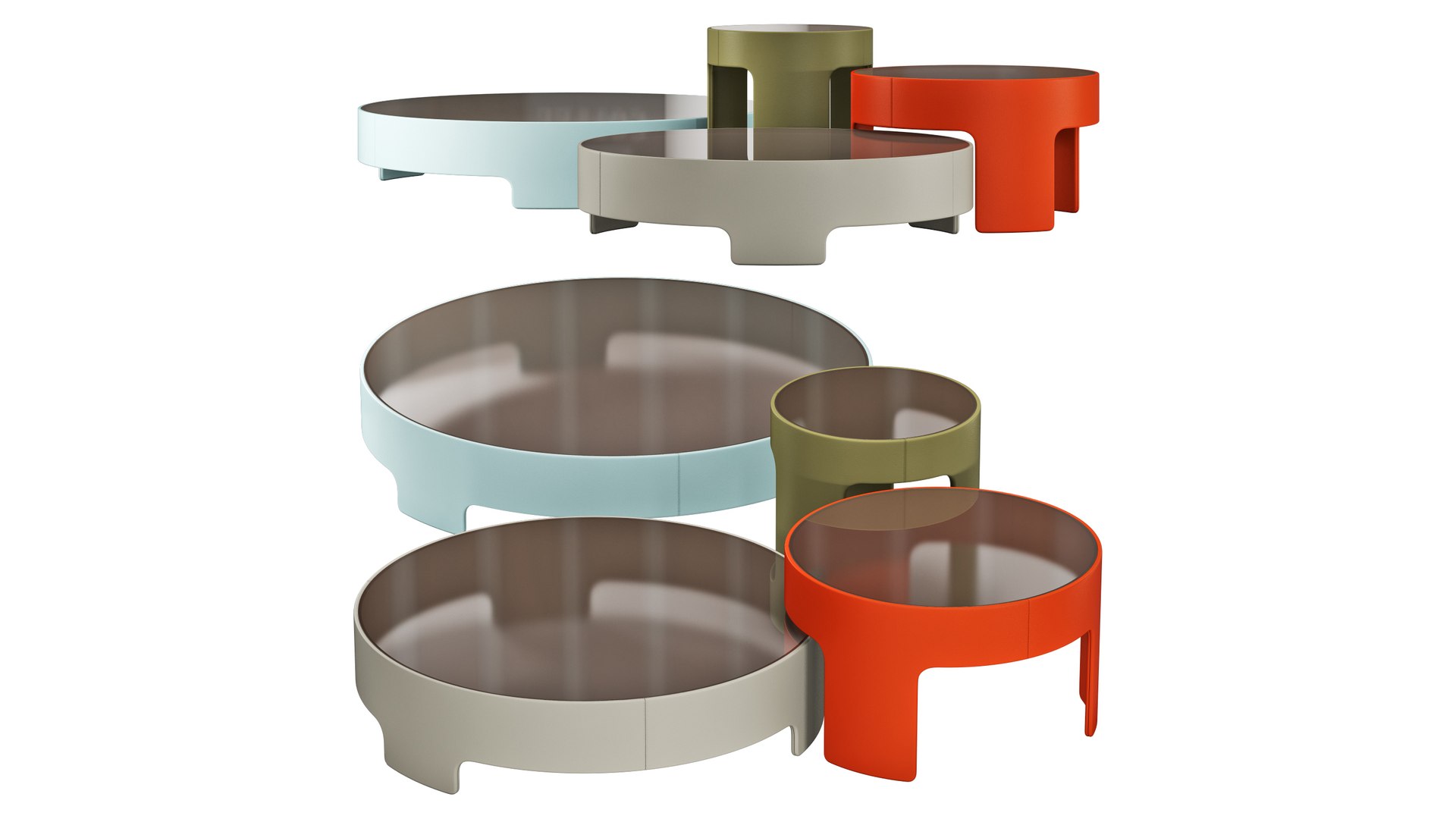 Roche Bobois Cuba Libre 3 Cocktail Table Model - TurboSquid 2206010