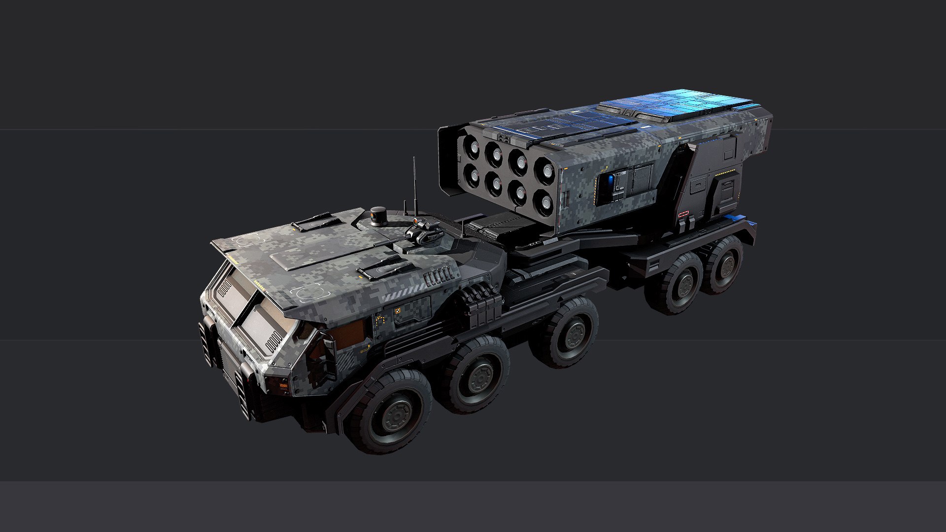 RTS 32 - Missiles Launcher 3D Model - TurboSquid 2238579