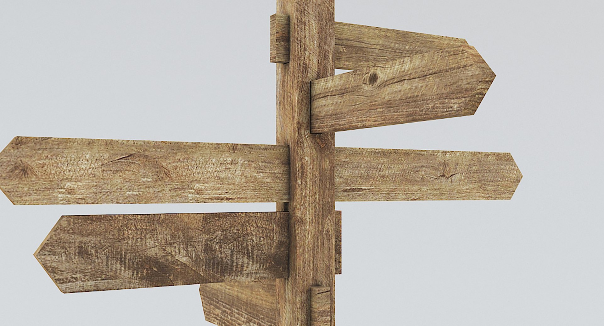 3D Signpost Model - TurboSquid 1739910