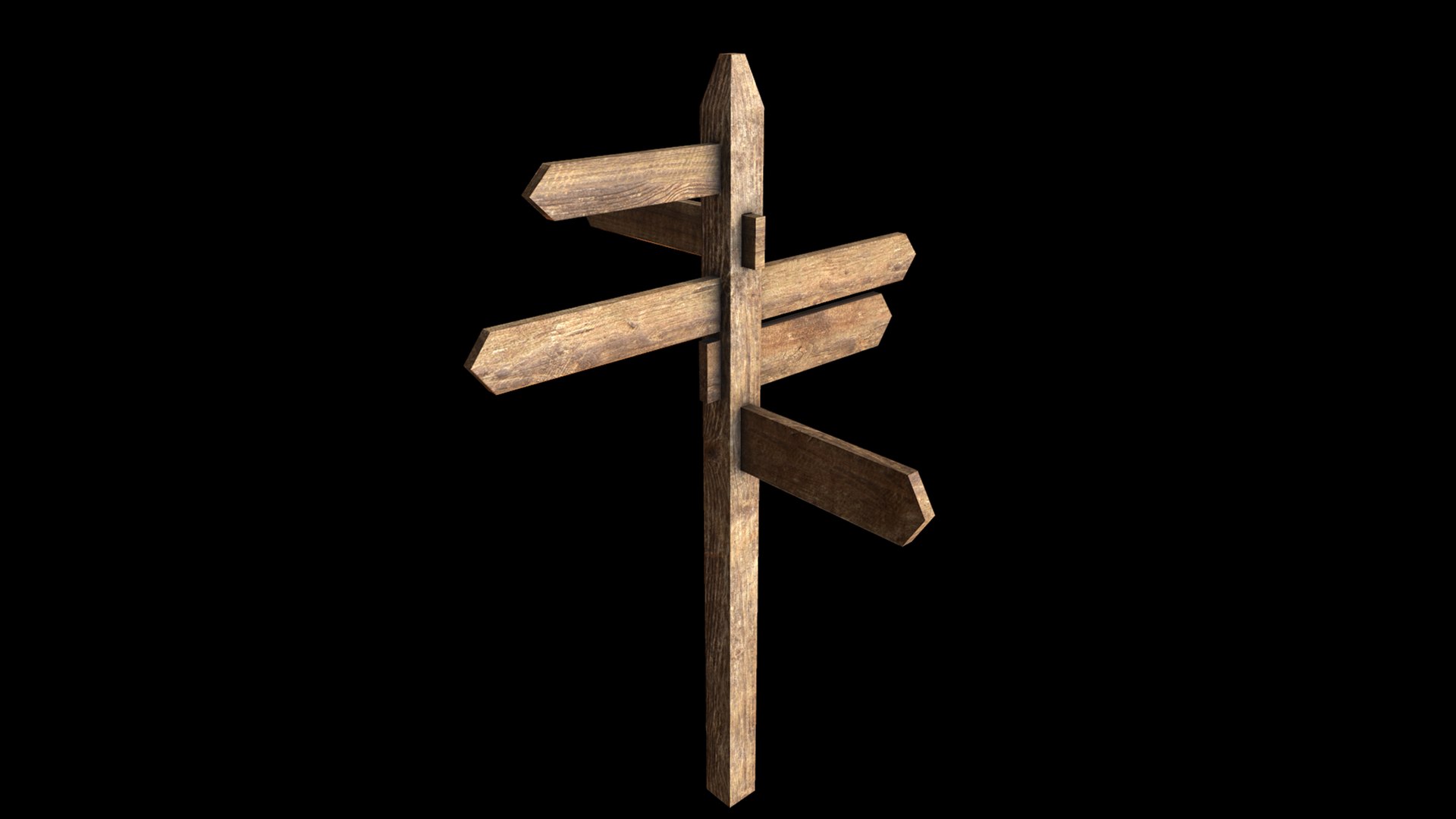 3D Signpost Model - TurboSquid 1739910