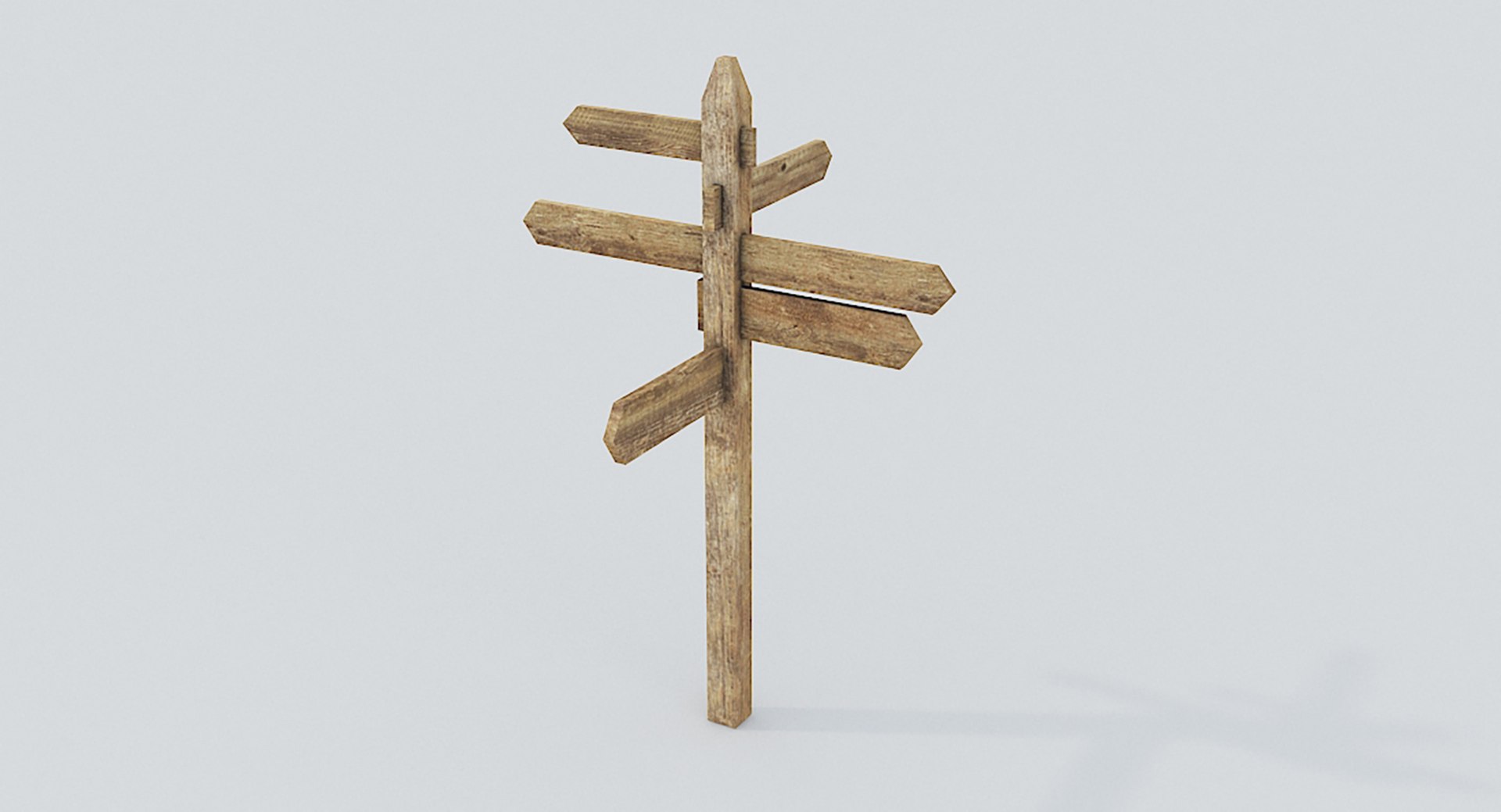 3D Signpost Model - TurboSquid 1739910