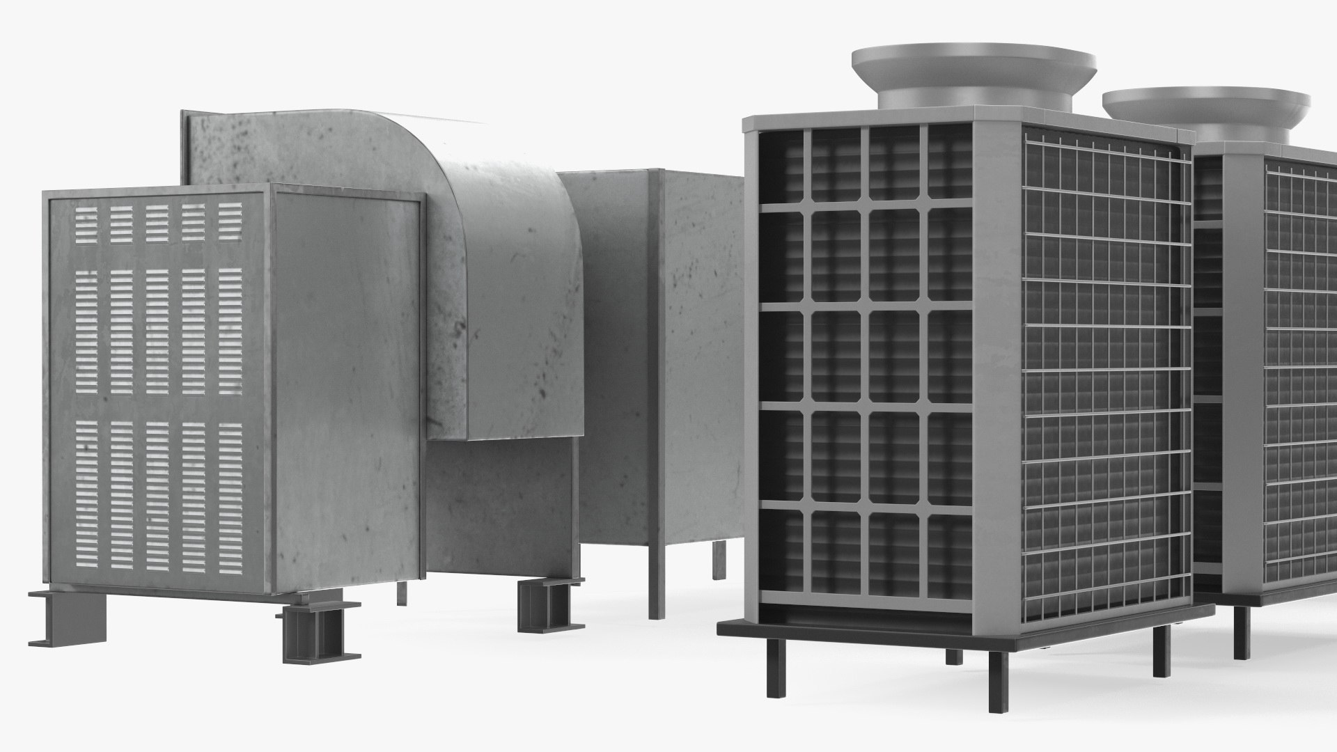 3D HVAC System Rooftop Model - TurboSquid 2330128