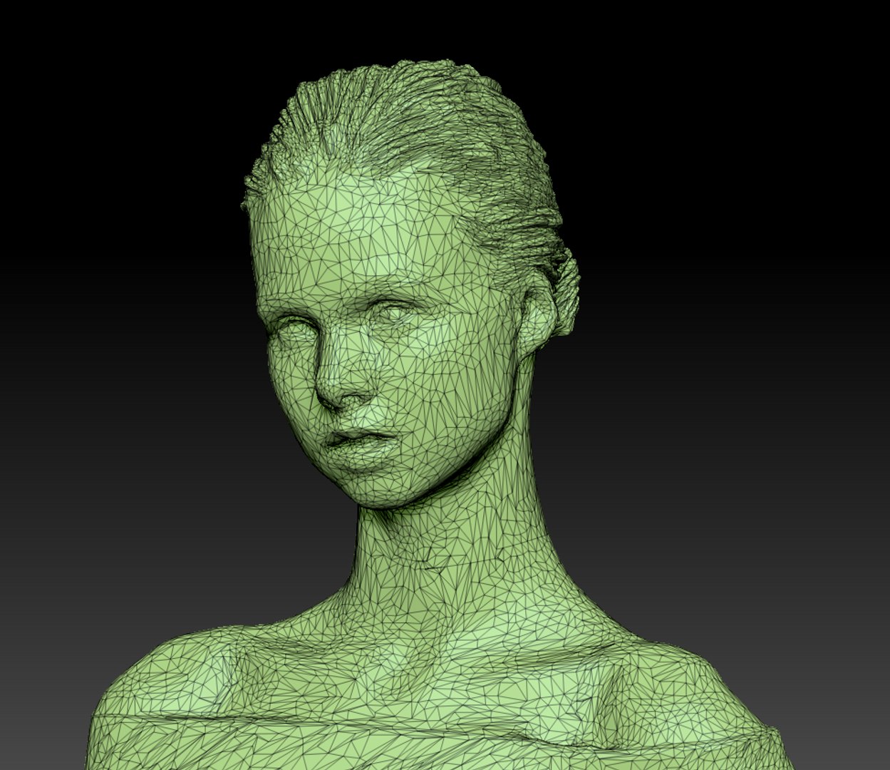 3D attractive young woman dressed - TurboSquid 1498960