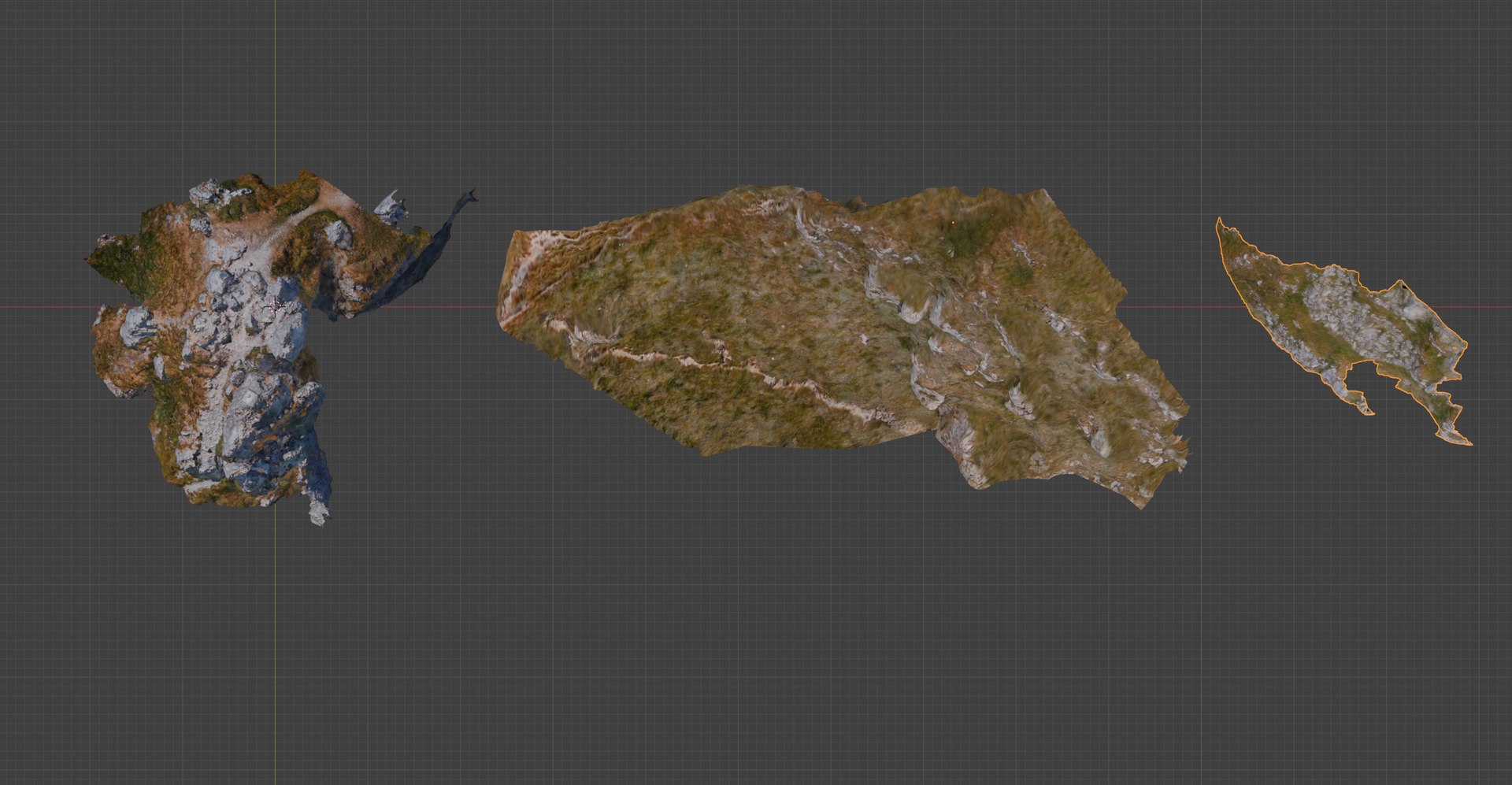 3D Rocky Hilltop Environment Photoscan - TurboSquid 2264378