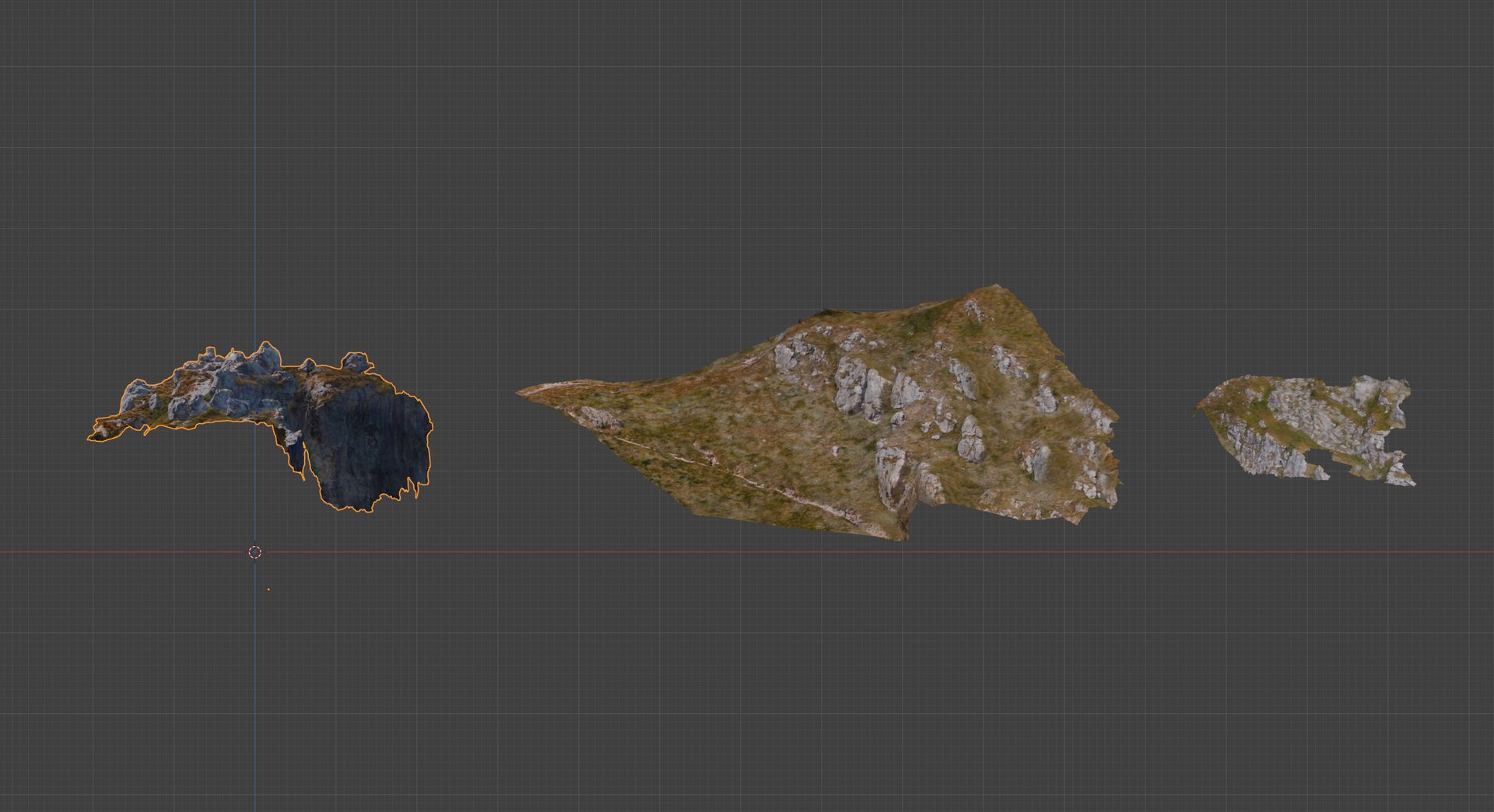 3D Rocky Hilltop Environment Photoscan - TurboSquid 2264378