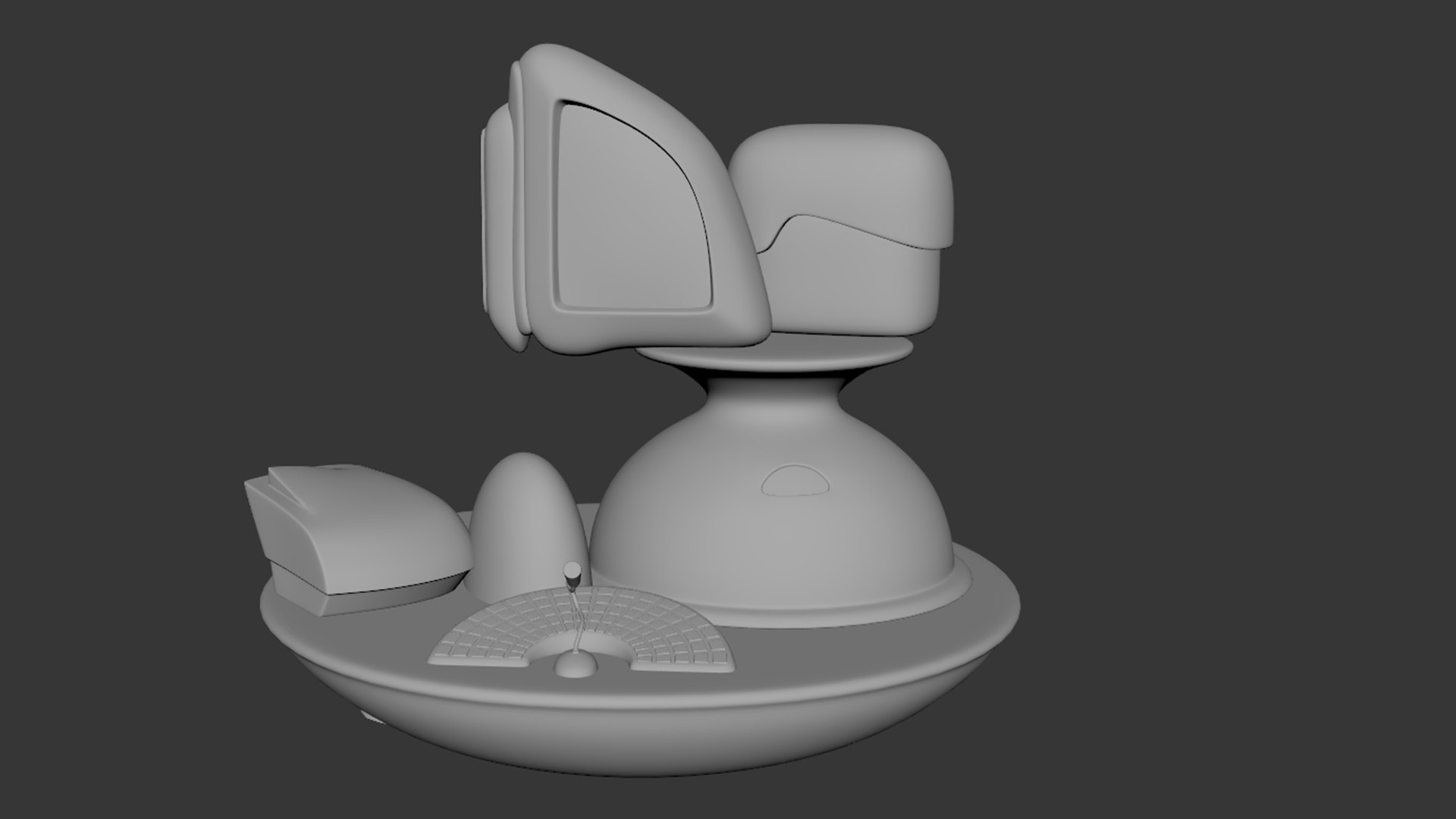 3D model Computer cartoon computer science computer future computer ...