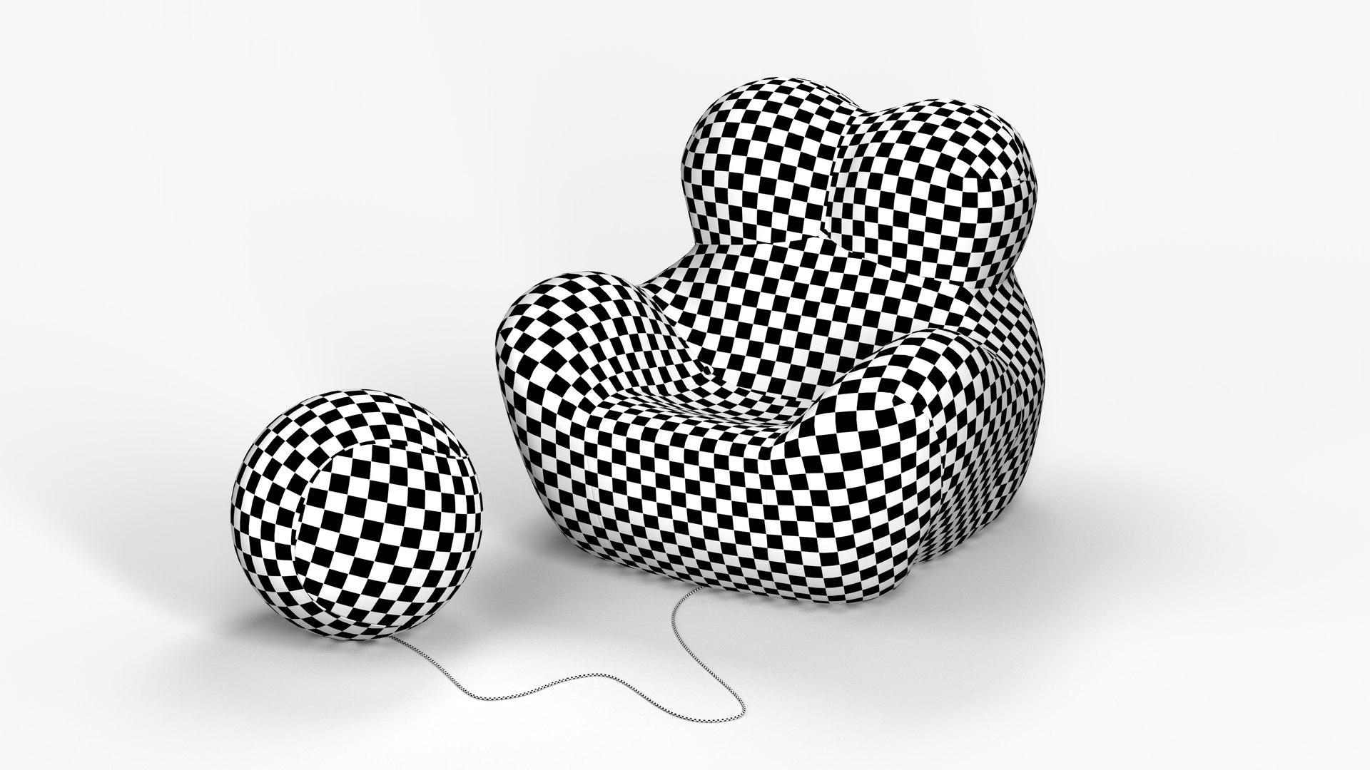 3D UP50-BeBITALIA-ARMCHAIR-GAETANOPESCE - TurboSquid 2019307