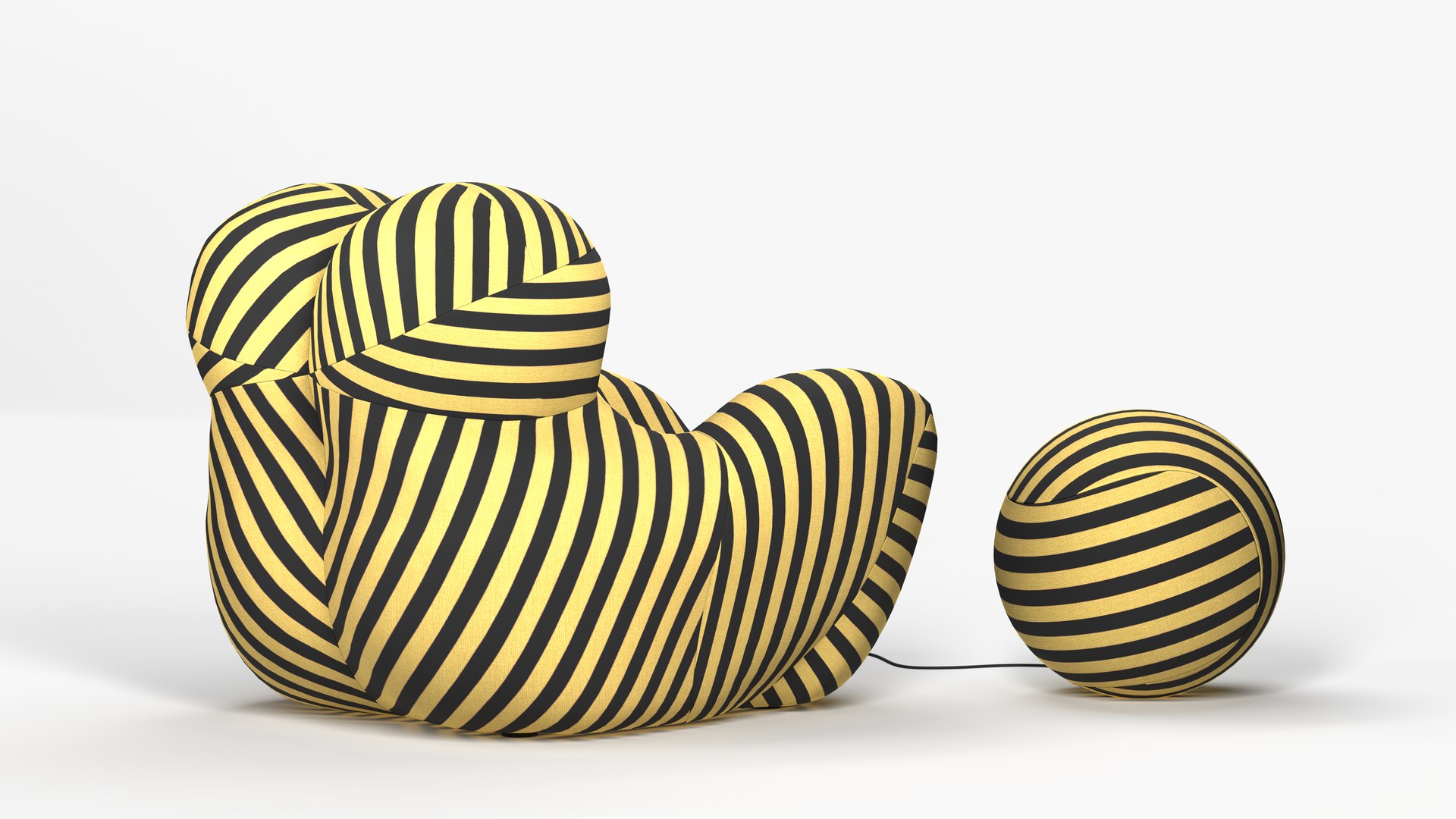3D UP50-BeBITALIA-ARMCHAIR-GAETANOPESCE - TurboSquid 2019307