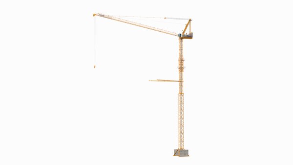 modelo 3d Grúa torre Potain MR 295 montada para Maya - TurboSquid 2192339