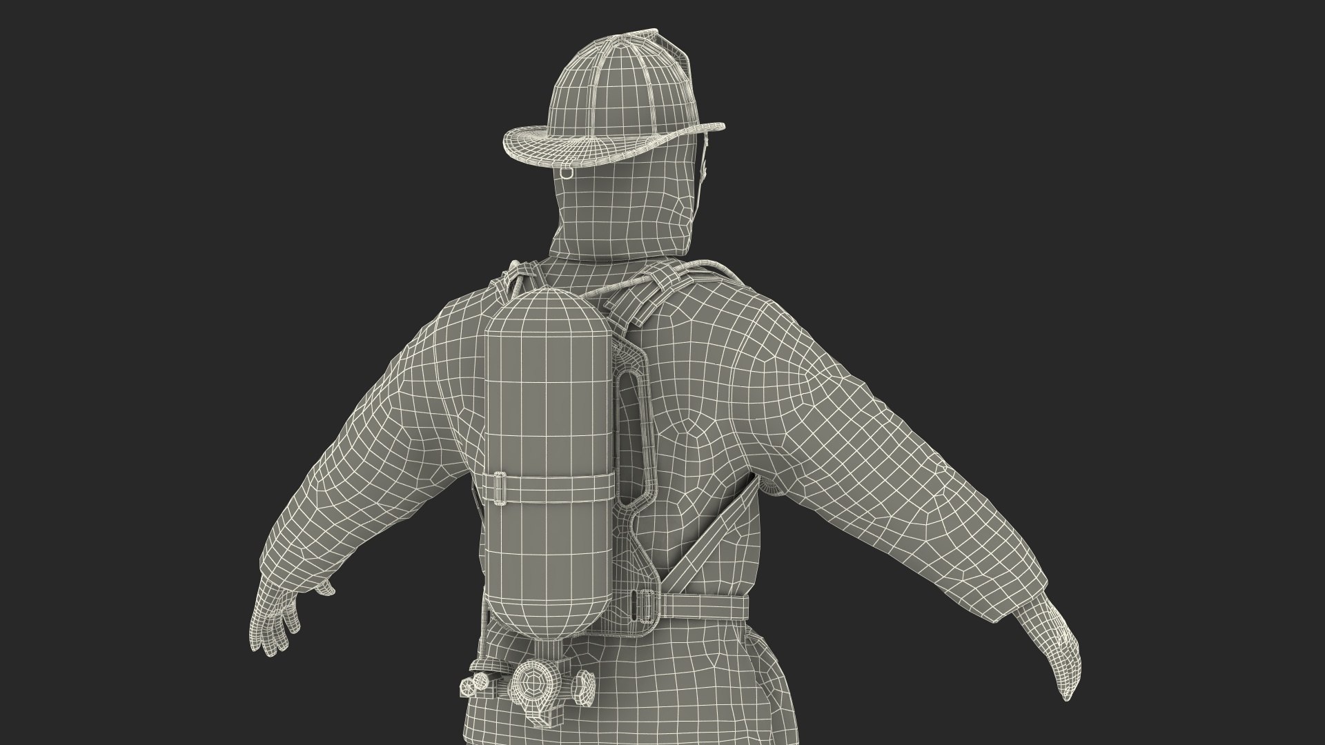Fire And Rescue Service Uniform 3D Model - TurboSquid 2317752