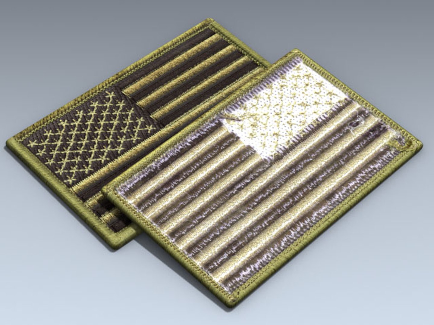 Patch Flag Olive Drab Max