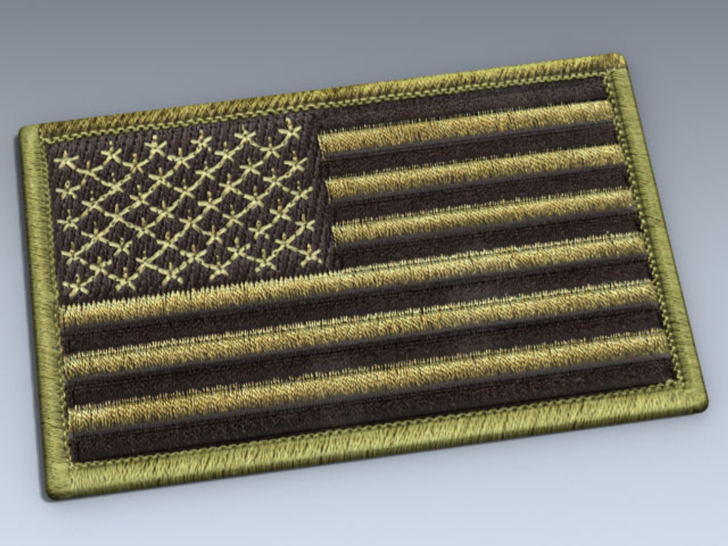 Patch Flag Olive Drab Max