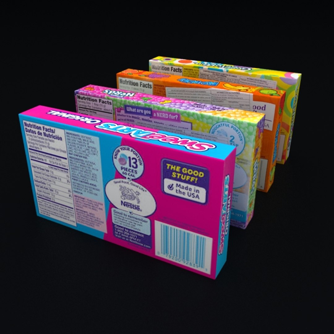 3D Candy Model - TurboSquid 1466171