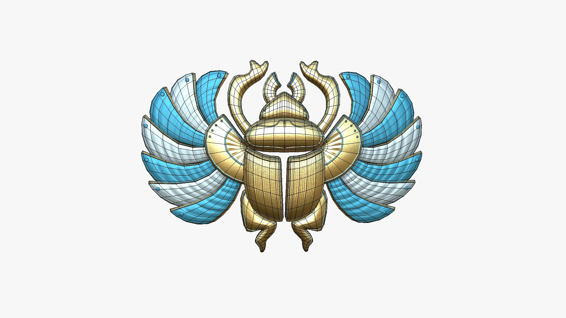 Khepri Mask A08 - Egyptian Gods Character Clothing 3D - TurboSquid 2213373