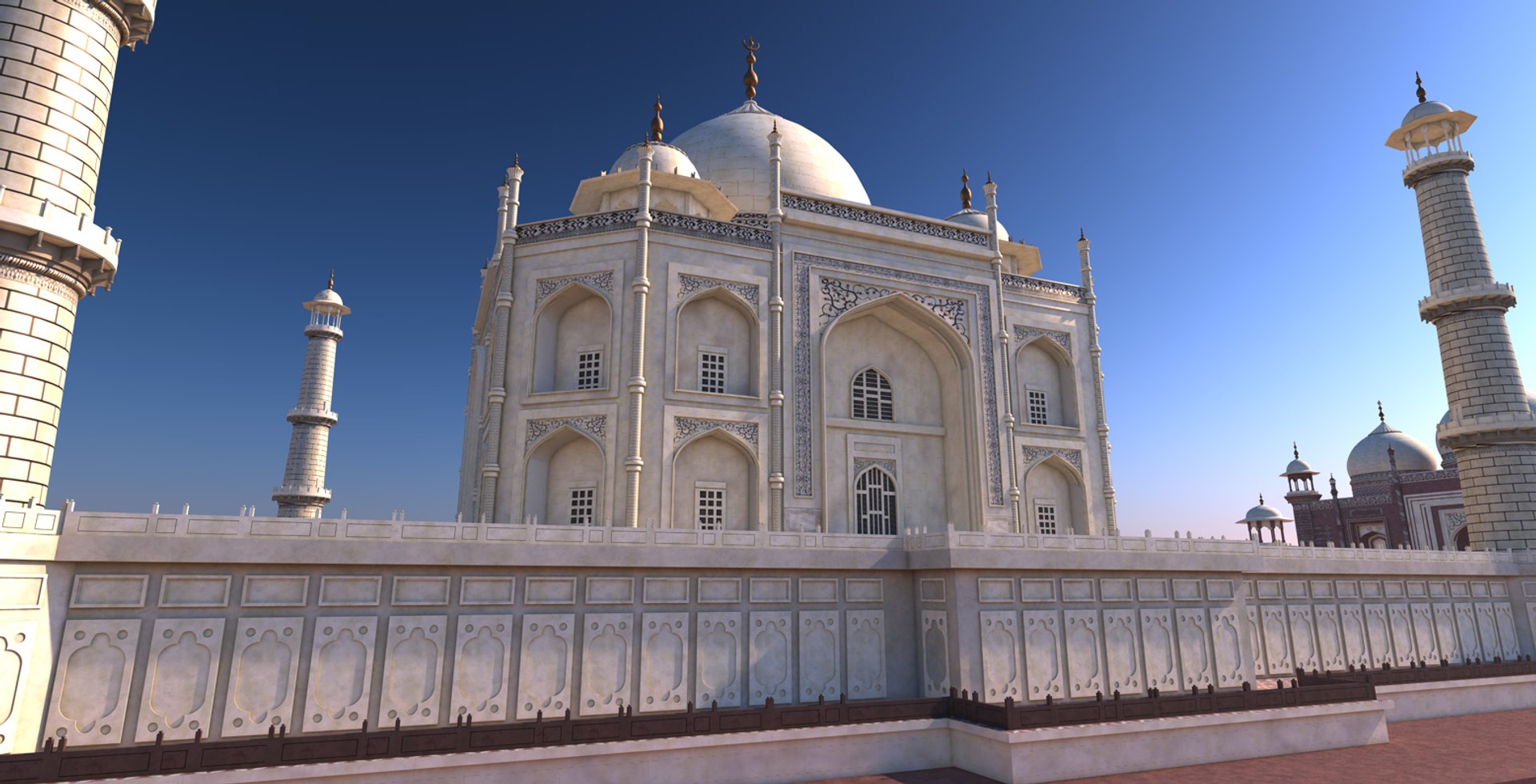 Taj Mahal 3d Model