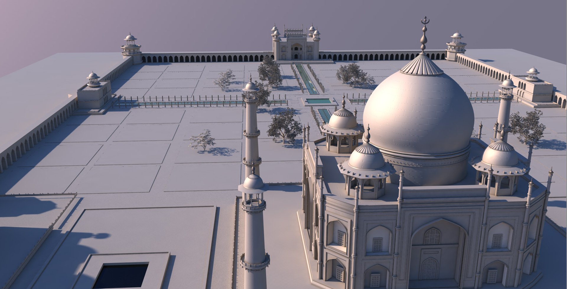 Taj Mahal 3d Model