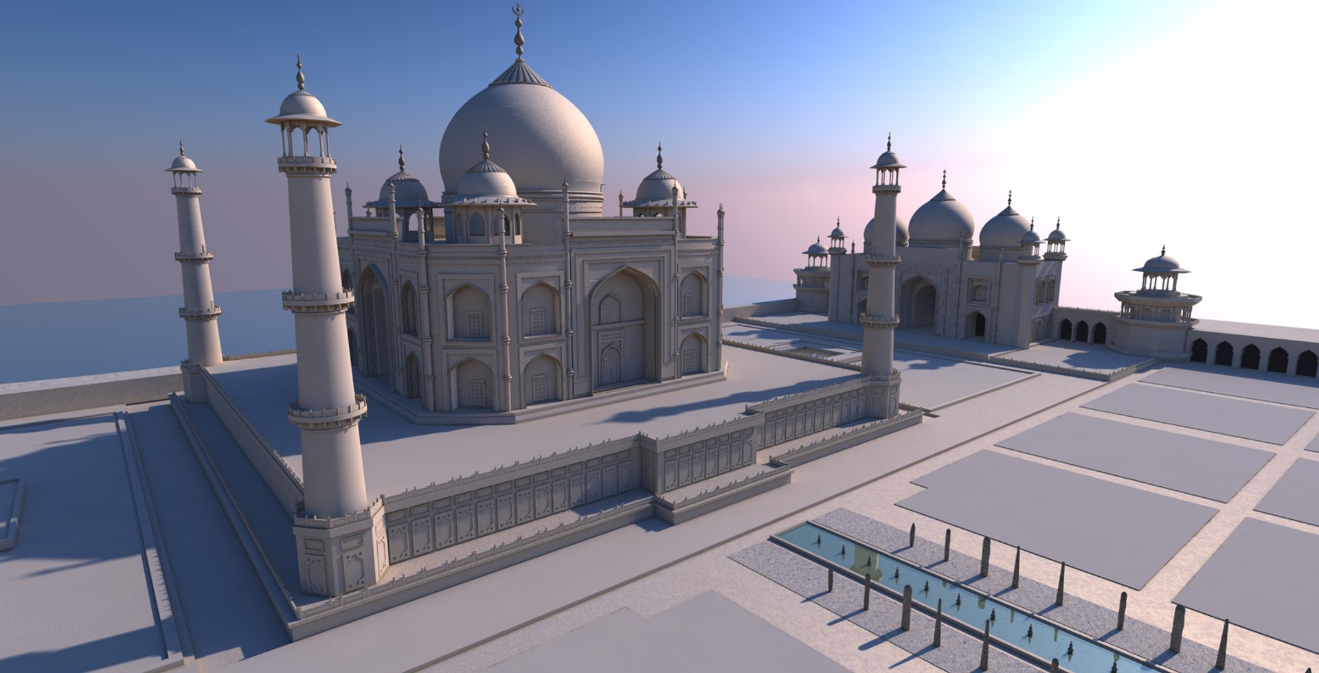 Taj Mahal 3d Model