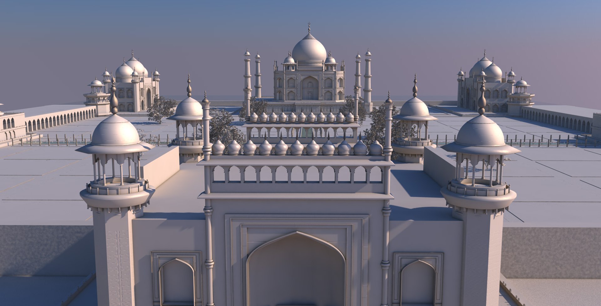 Taj Mahal 3d Model