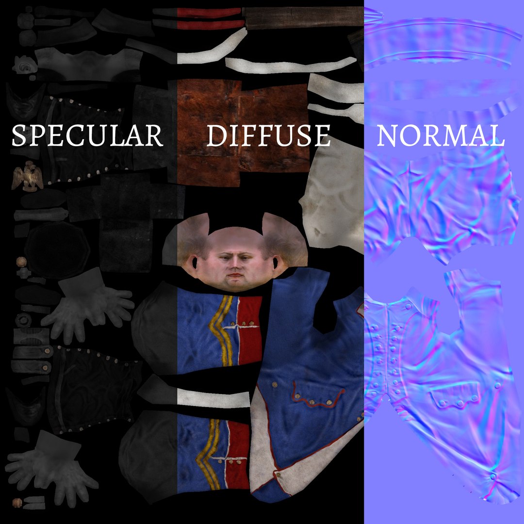 Infantryman Army General Model - TurboSquid 1153378