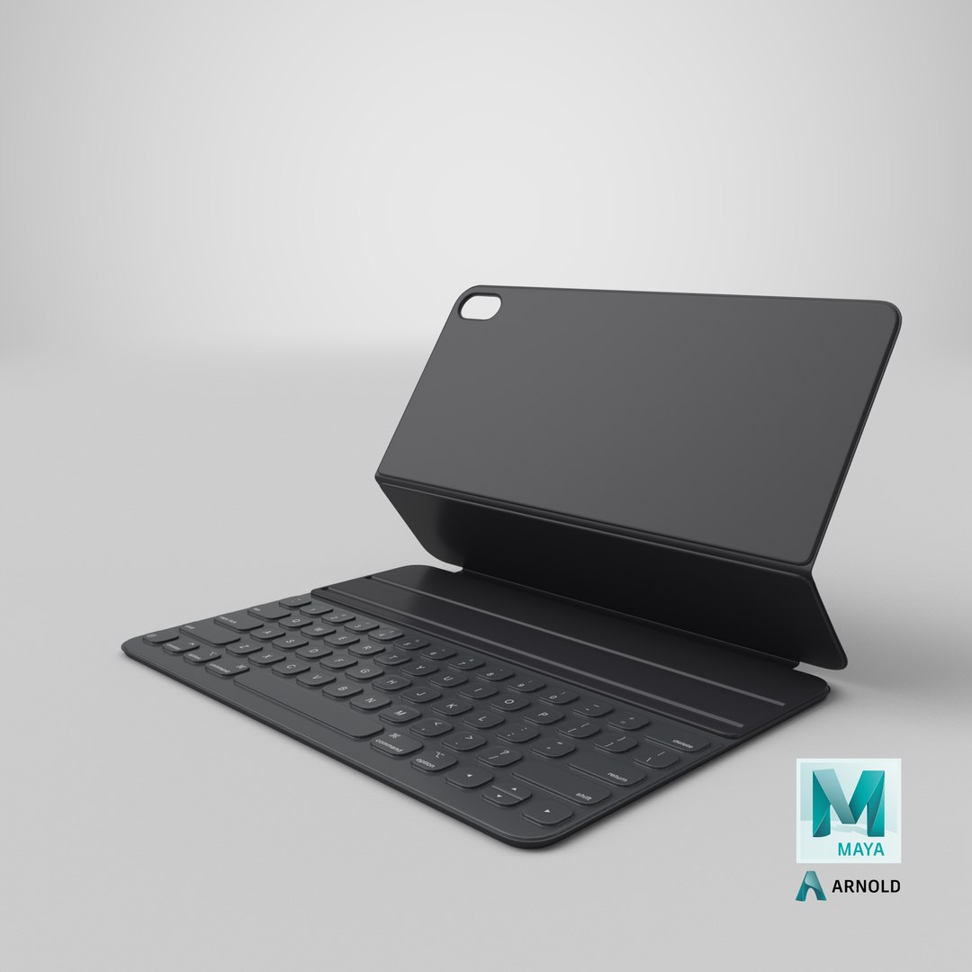 3D apple smart keyboard model - TurboSquid 1359068