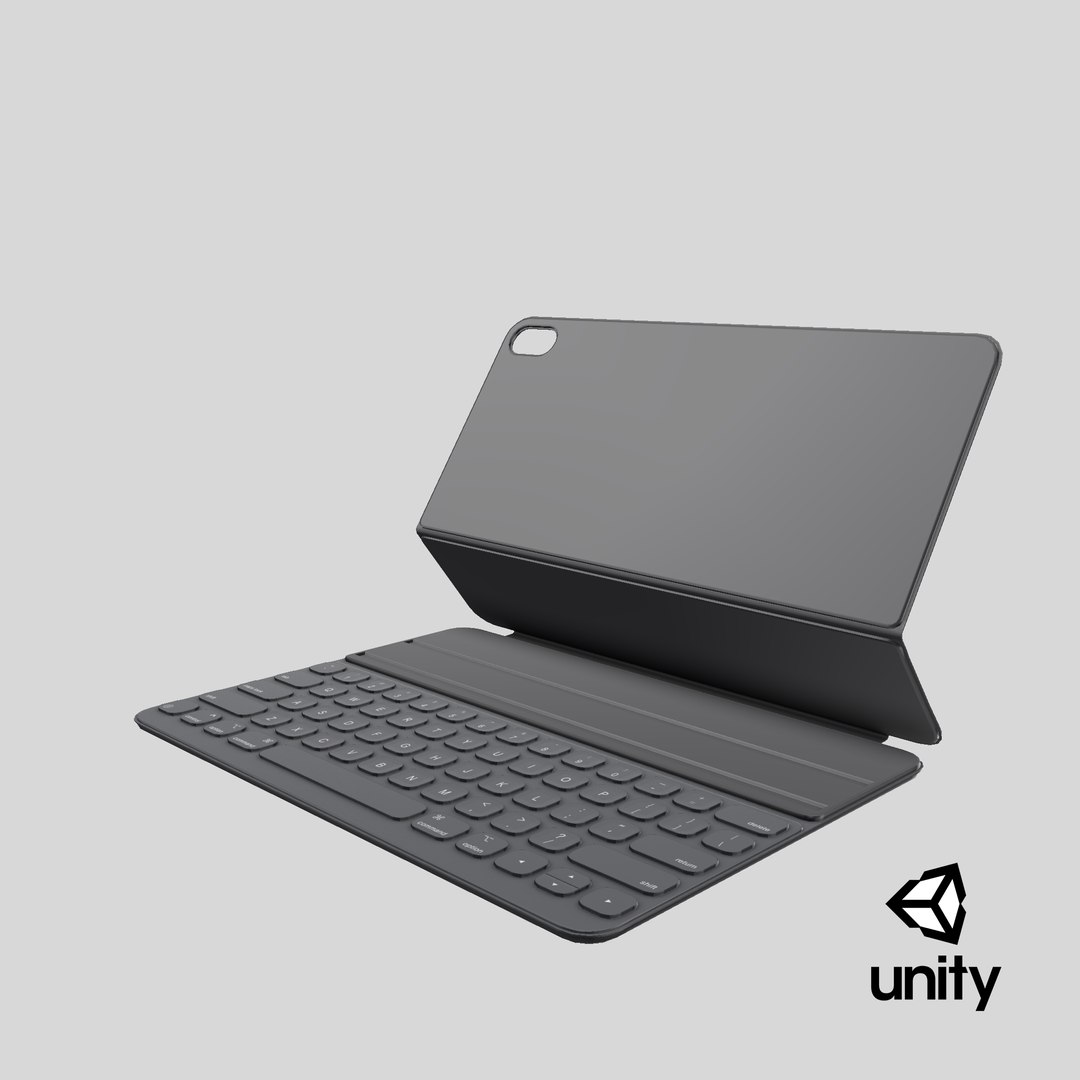 3D apple smart keyboard model - TurboSquid 1359068