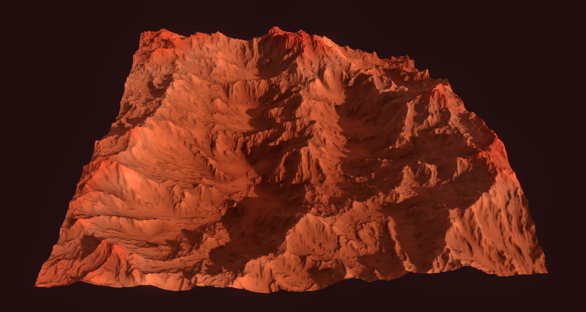 3D Mars Terrain - TurboSquid 1303218